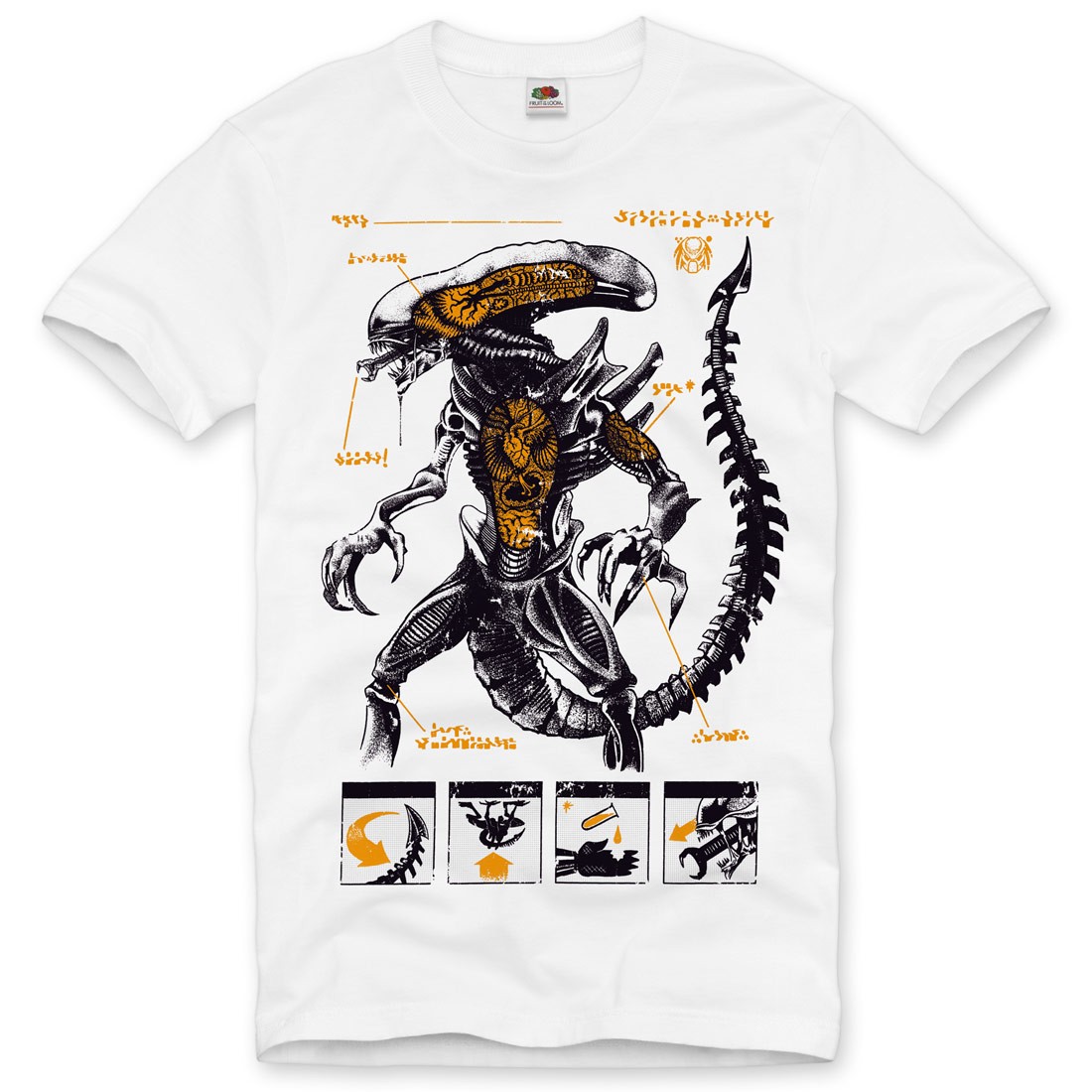 Xenomorph Alien Herren T-Shirt ripley kino film prometheus nostromo S ...
